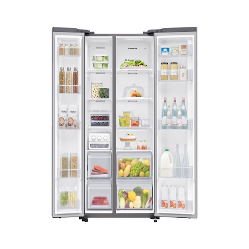 Samsung 700 ltrs RS72R5001M9 Side By Side Refrigerator with SpaceMax™