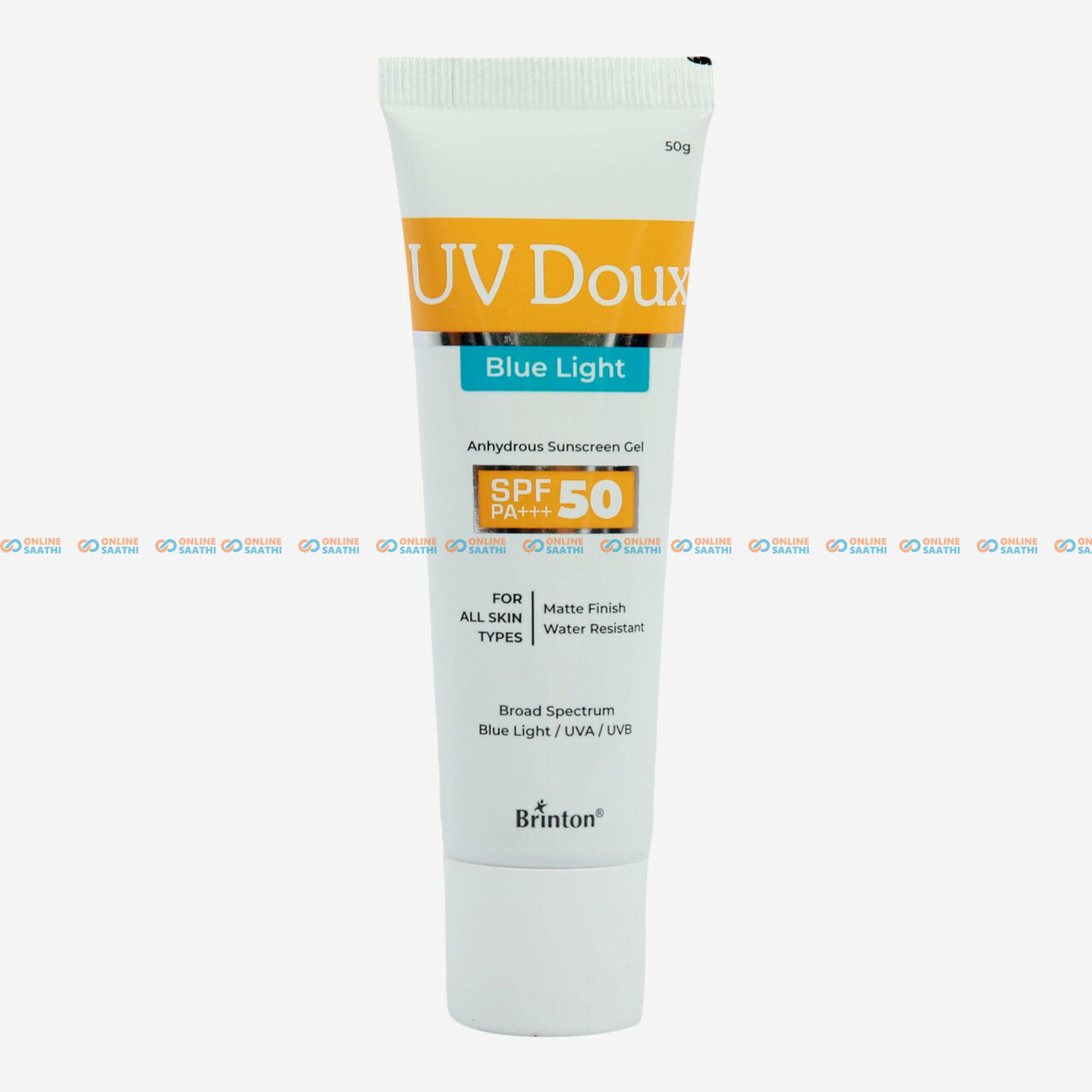 Brinton Uv Doux Blue Spf 50+ Sunscreen Gel (50G)